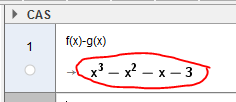 Geogebra CAS